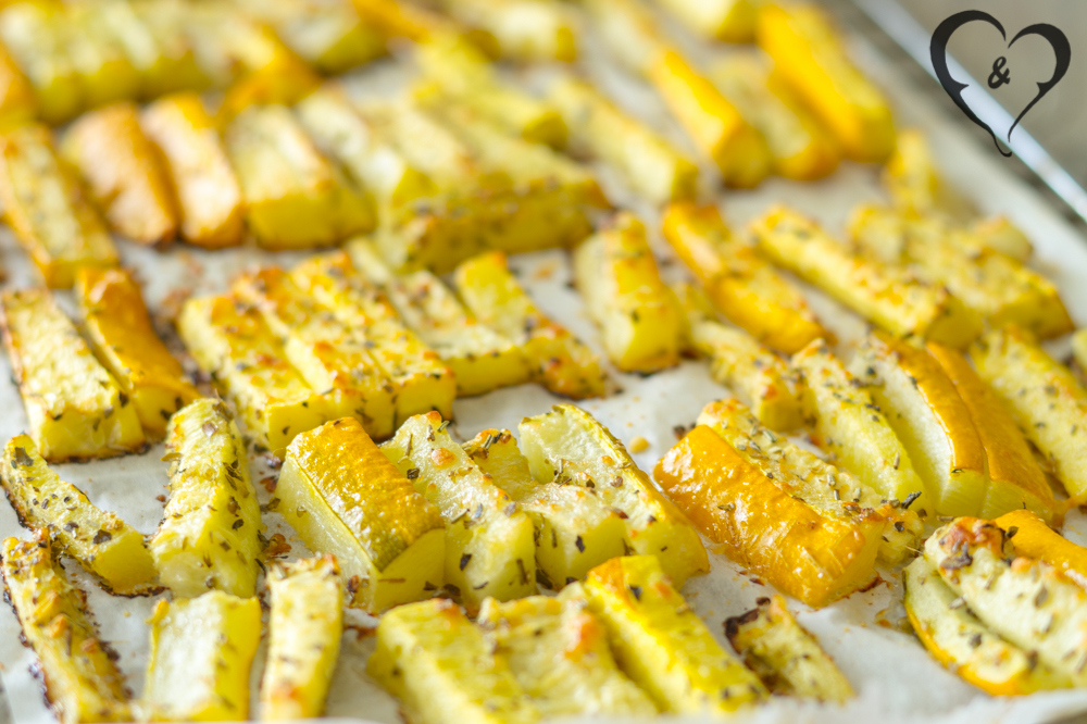 » Hartig ♡ Italiaanse pompoen & courgette frietjes